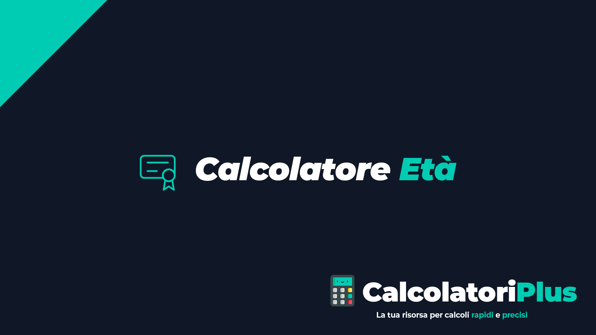 Calcolatore Età - Determina la tua età con precisione